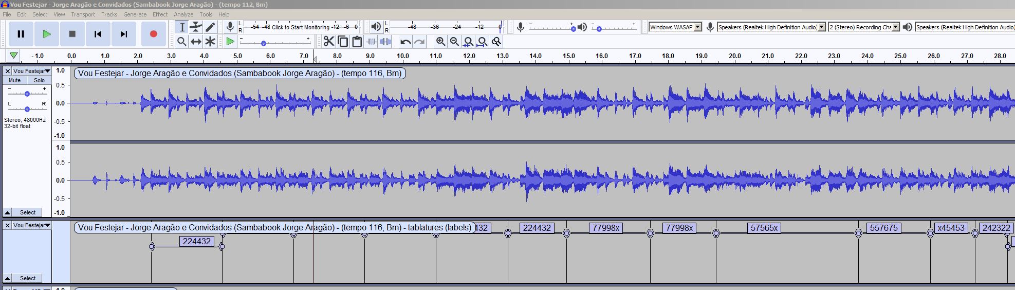 Label Track Format - Windows - Audacity Forum