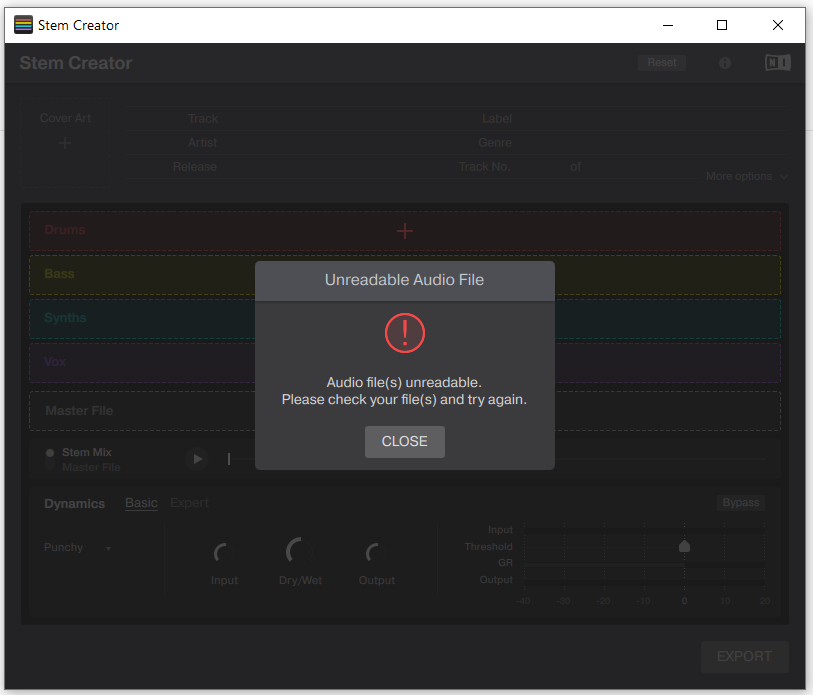 Audacity 37 Openvino Export Wav Aiff Not Readable In Ni Stems Creator Tool Audacity 3 7168