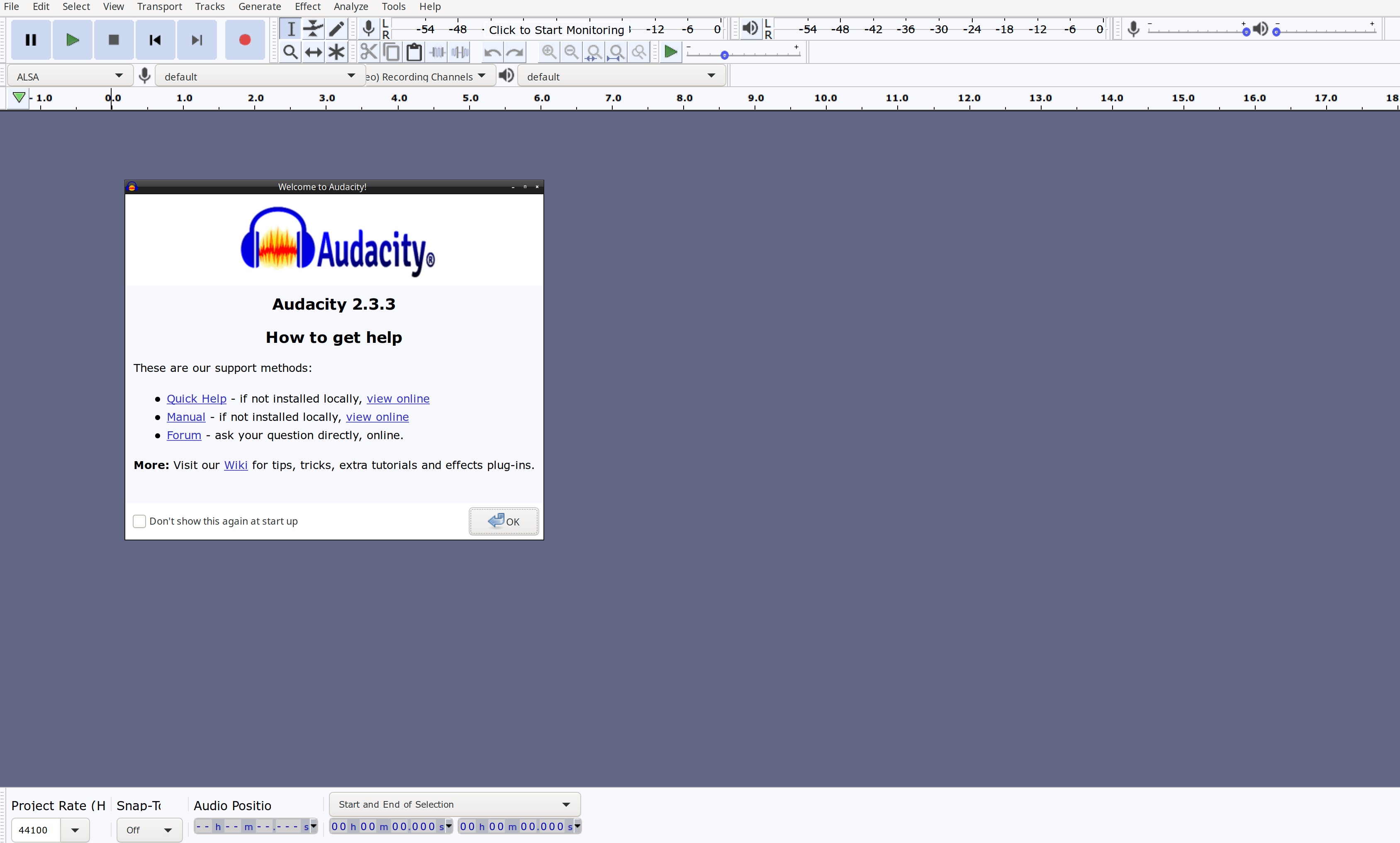 Missing font? - GNU/Linux - Audacity Forum