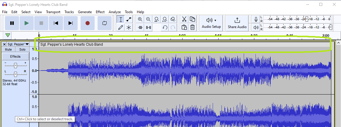 Clip-handle drag-bar (Where?) - Windows - Audacity Forum