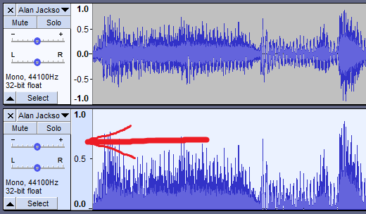 Invert only the negative db to positive. - Windows - Audacity Forum