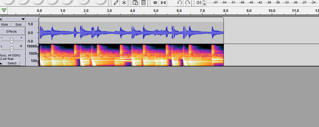 Joining two mono tracks together and fading out the first one and ...