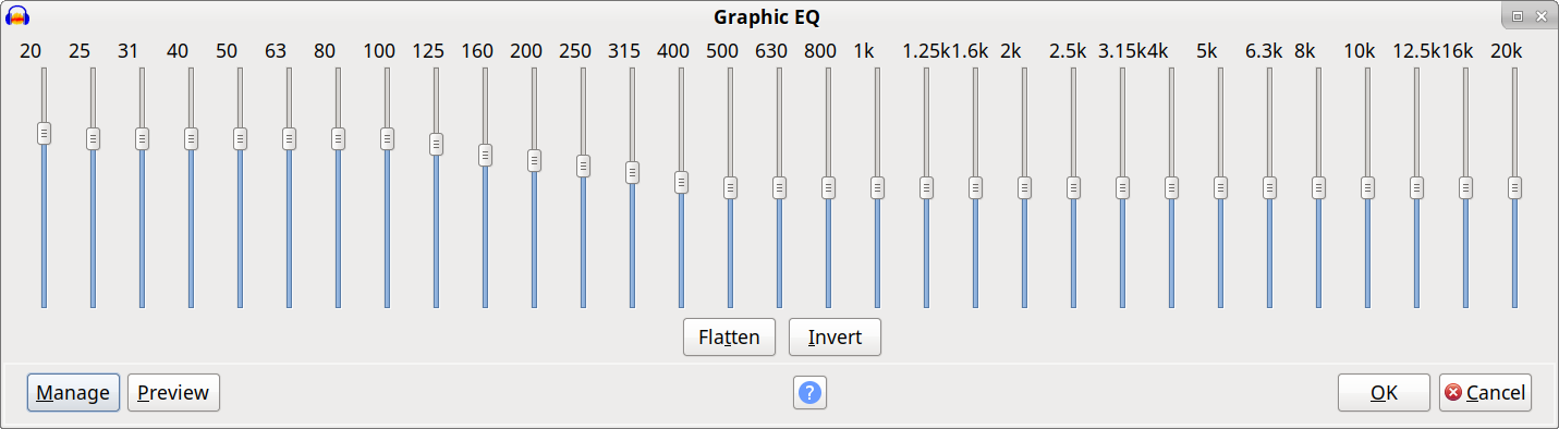 Did v2.3.3 strip the GraphicEQ of its features? - Windows - Audacity Forum