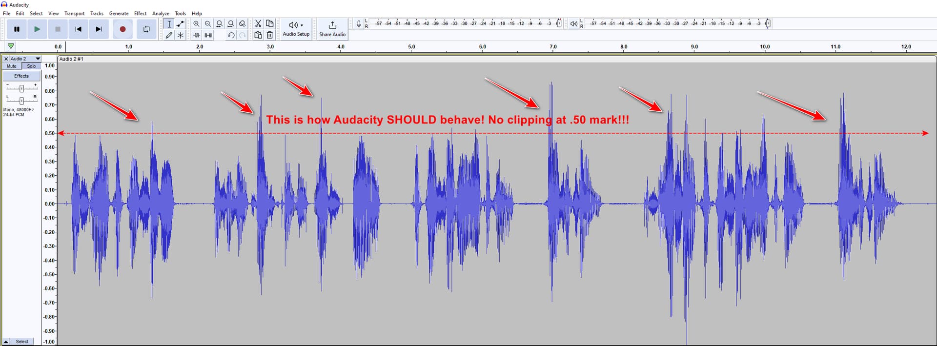 Audacity now clips EVERYTHING at 0.50db! WHY? - Audacity 3 Help Forum ...