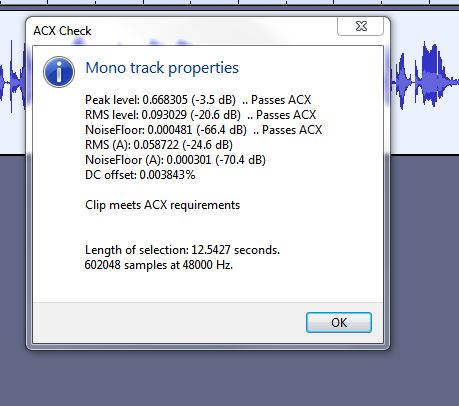 Sample WAV for ACX - Produce a Simple Audacity Forum Voice Test ...