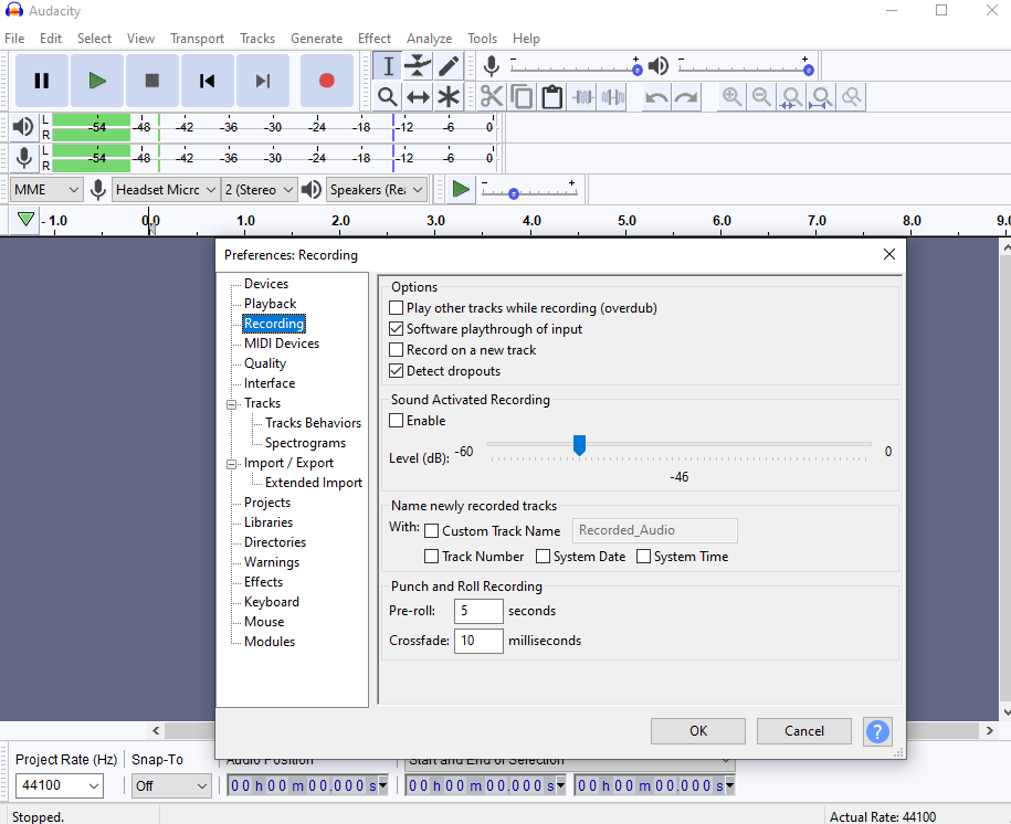 How do I change the pitch of the playthrough? - Windows - Audacity Forum