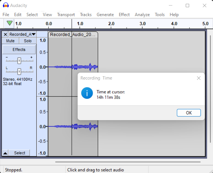 Date Timestamp - Windows - Audacity Forum