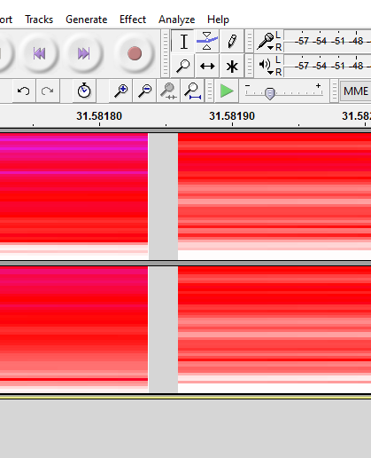 Delete gray matter on spectrogram - Windows - Audacity Forum