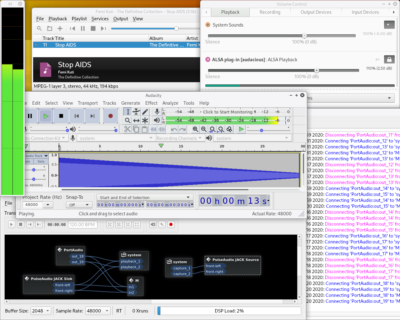 Audacity 2.4.1 stops HDMI sound (Manjaro, XFCE, jack2 with pulseaudio) [solved] - GNU/Linux ...