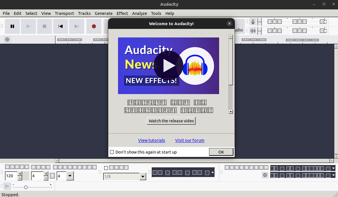 Some toolbar label text is not rendering - Ubuntu 22 - GNU/Linux - Audacity Forum