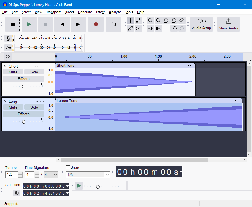 Macro Help With Selecting Tracks Windows Audacity Forum