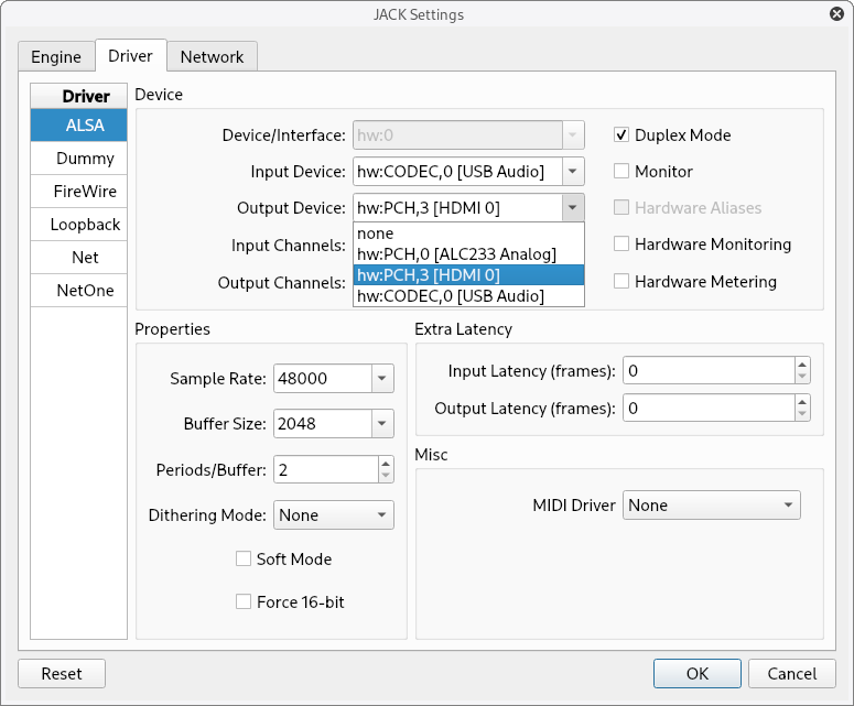 Audacity 2.4.1 stops HDMI sound (Manjaro, XFCE, jack2 with pulseaudio) [solved] - GNU/Linux ...