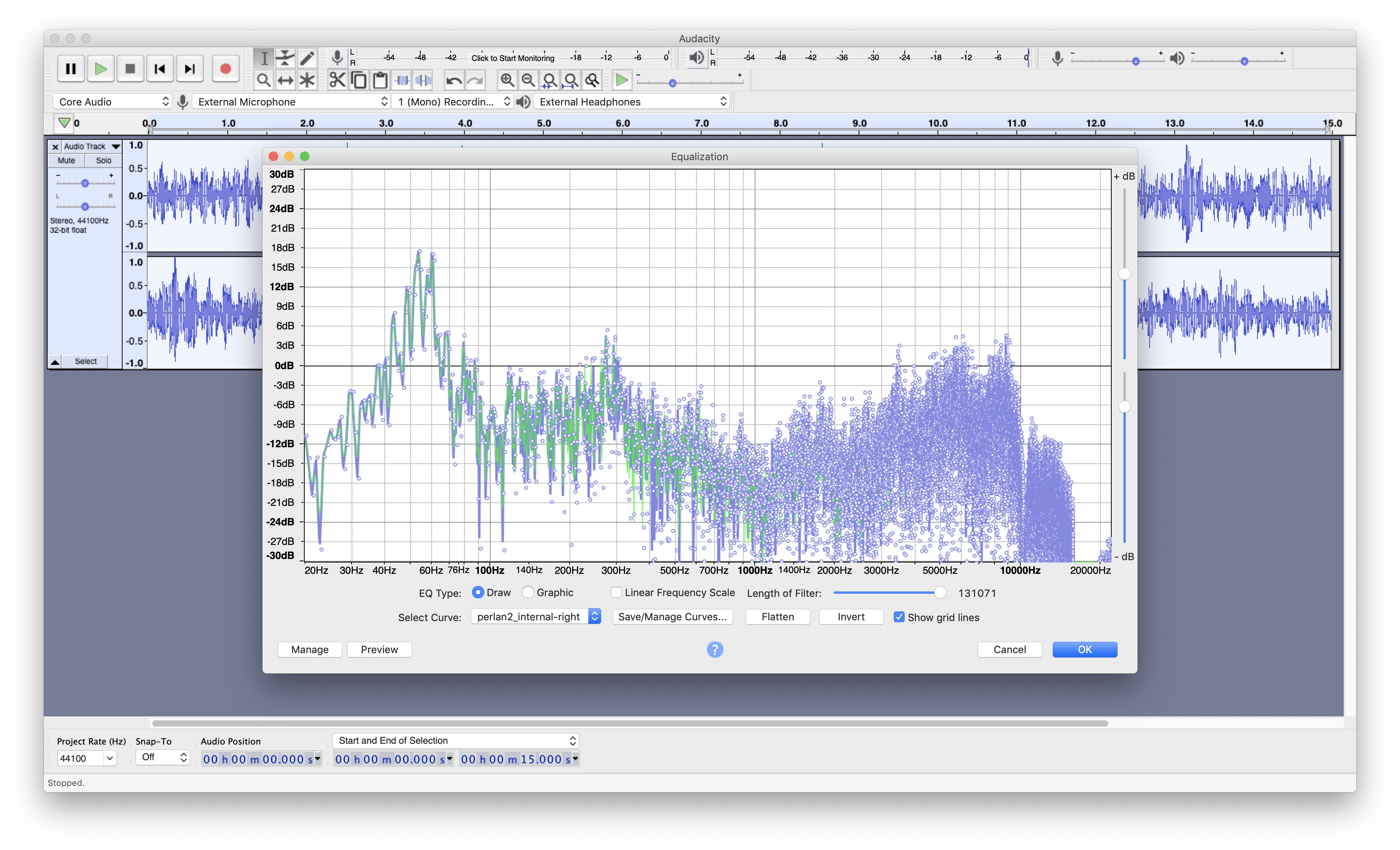 Equalization Filter Length - Adding Features - Audacity Forum